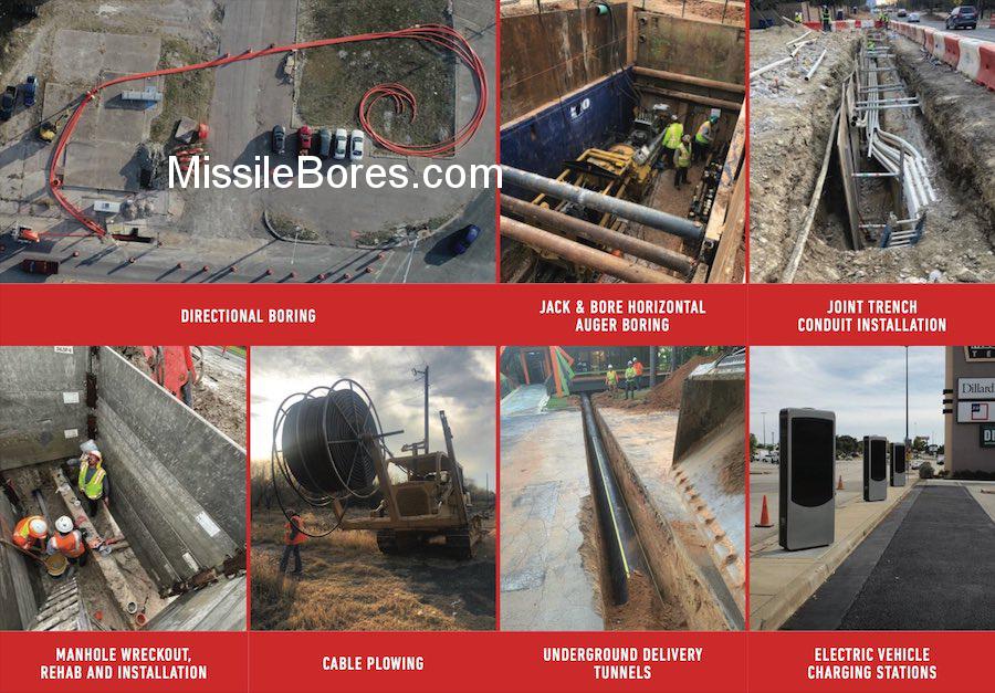 Underground Boring - Missile Bores